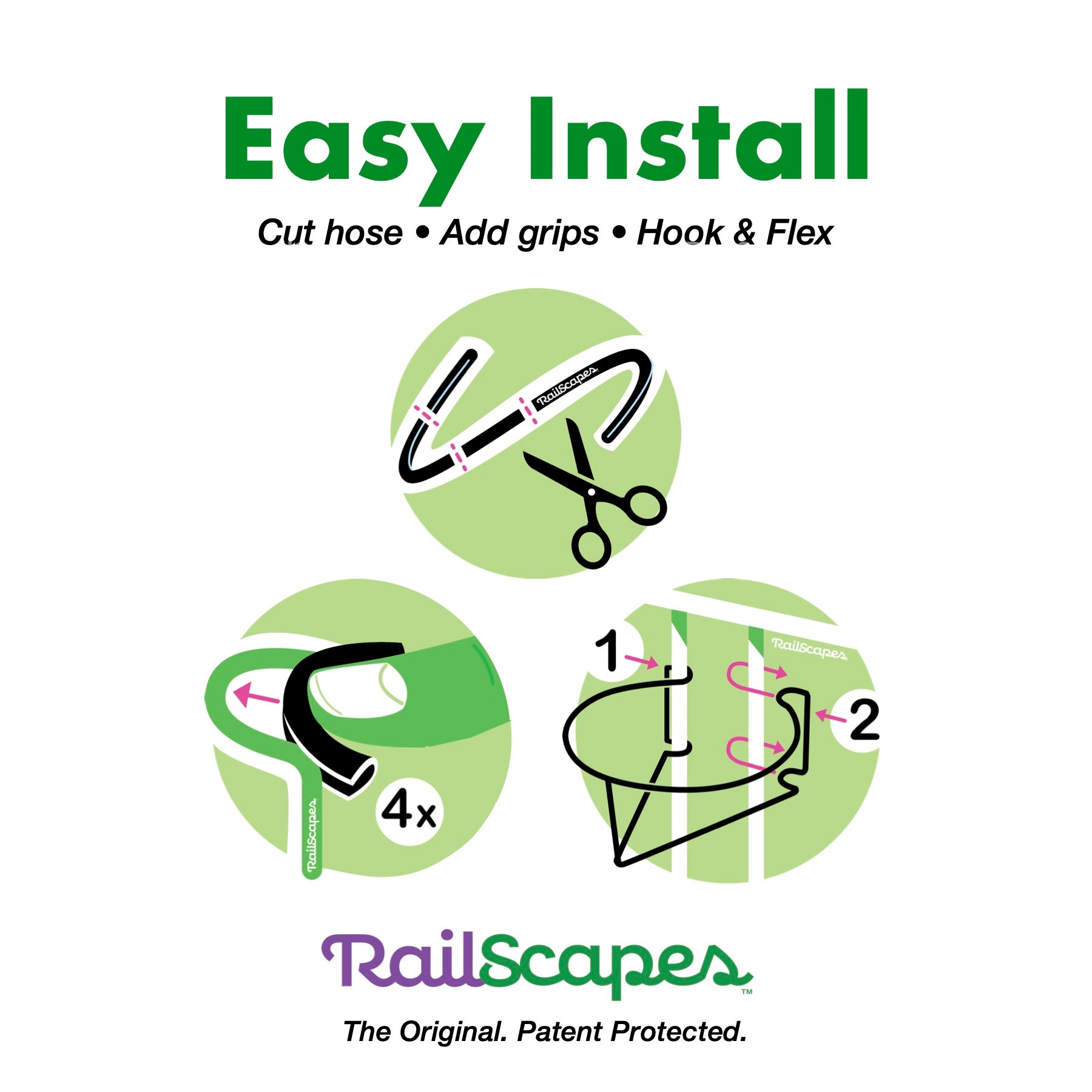 RailScapes™ Vertical Garden Clip – Plant Traps