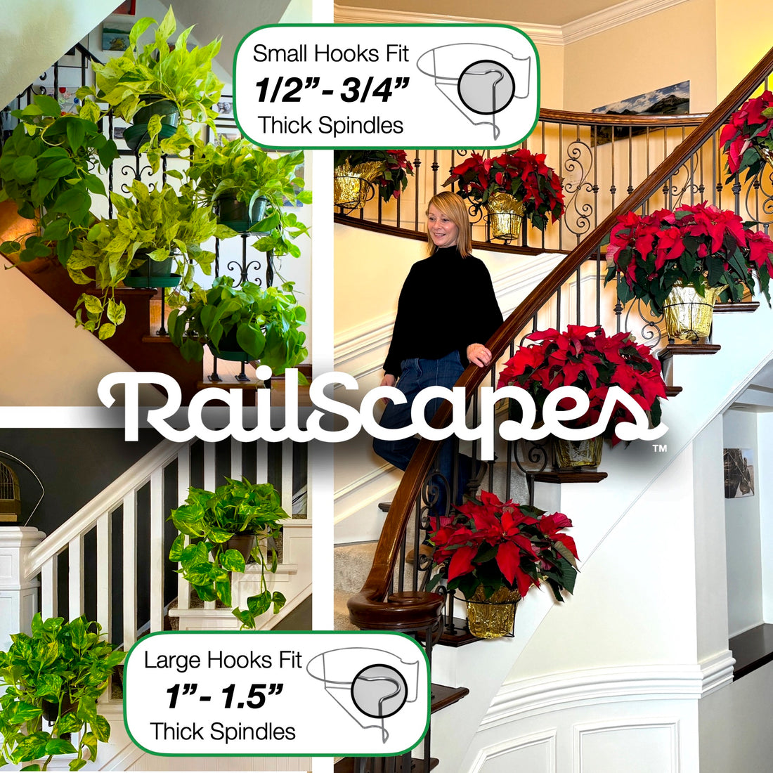 RailScapes™ Vertical Garden Clip – Plant Traps