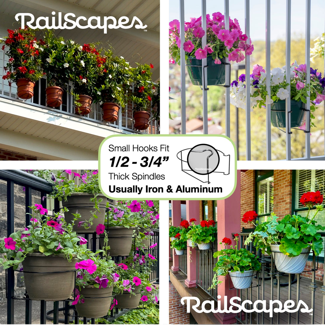 RailScapes™ Vertical Garden Clip – Plant Traps